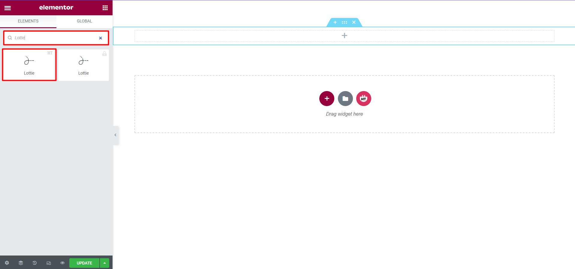 Lottie Widget - HT Mega Addons for Elementor